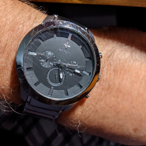Fossil | Accessories | Fossil Chronograph Diamond Mens Watch Fs453 ...